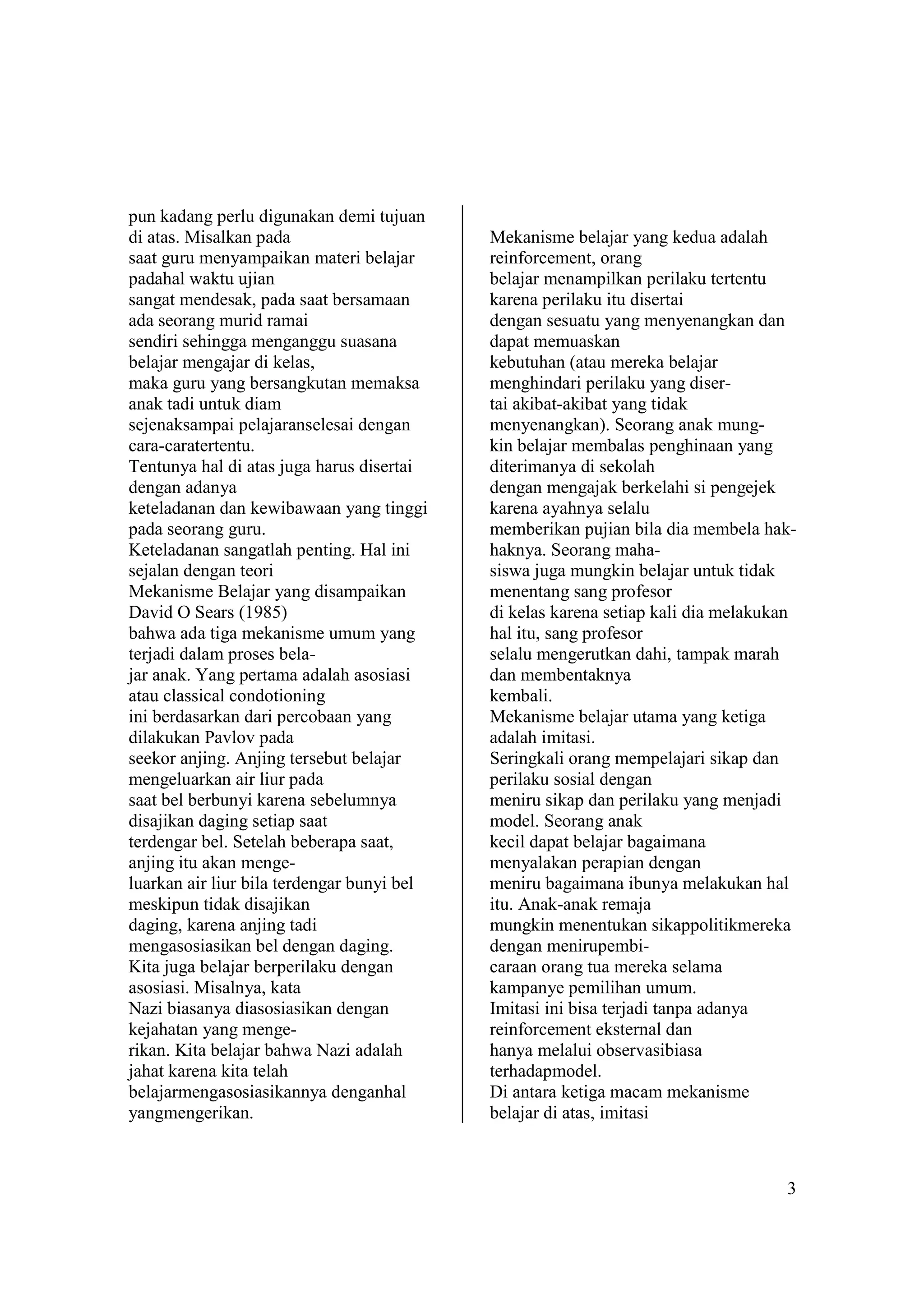 Peranan guru di sekolah dan masyarakat | PDF