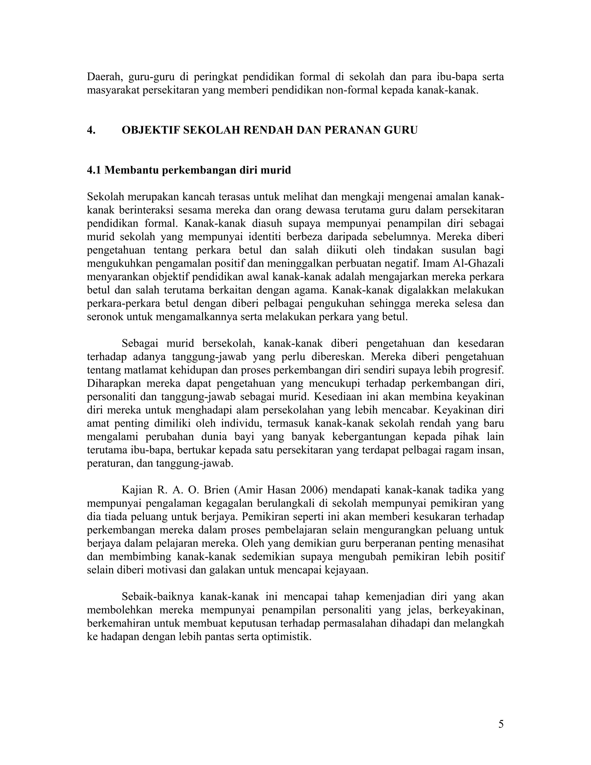 Peranan guru mencapai objektif sek rendah | PDF