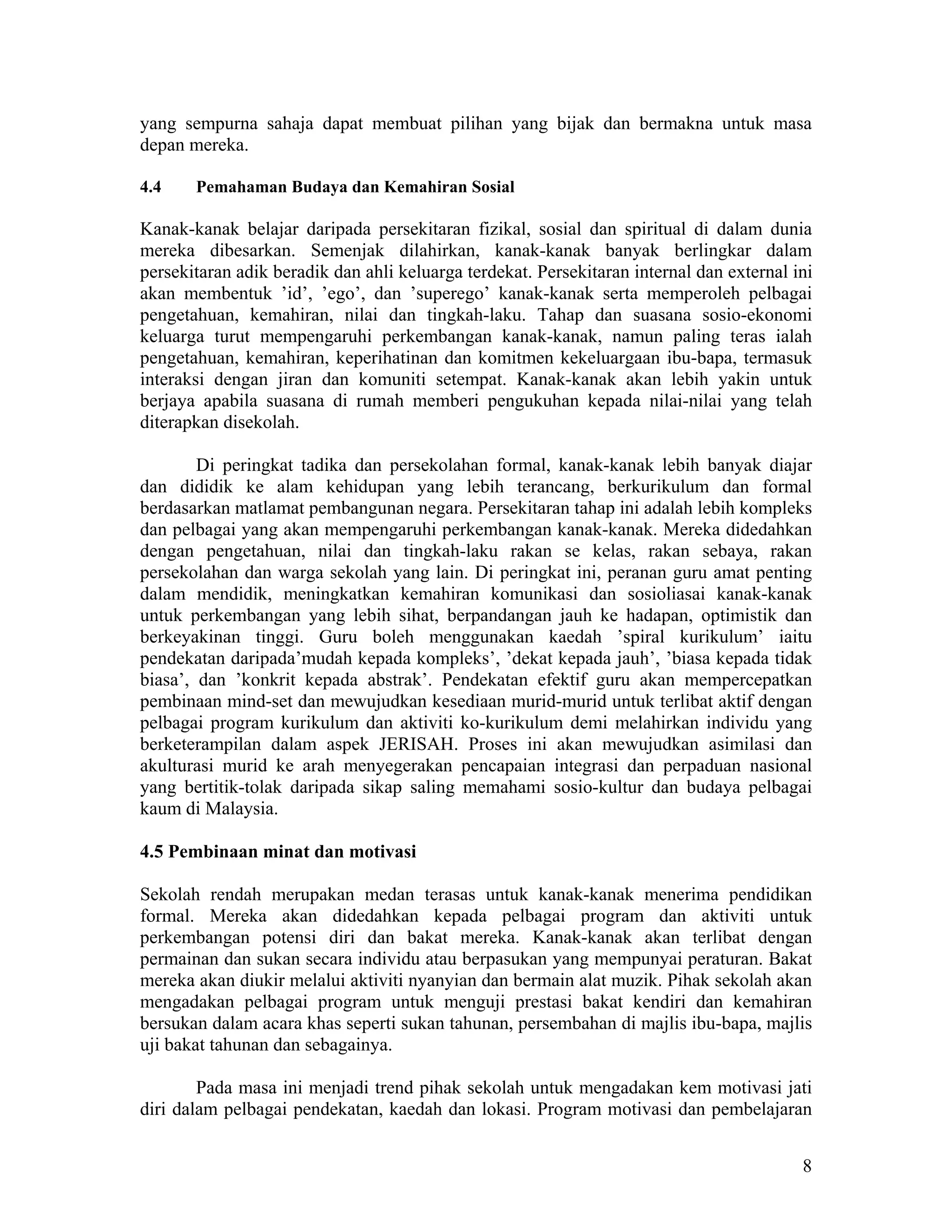 Peranan guru mencapai objektif sek rendah | PDF