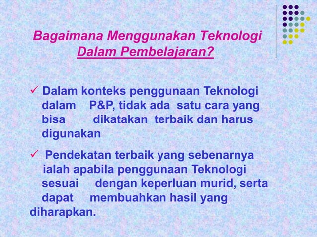Peranan ict dalam suksesnya kelas | PPTX