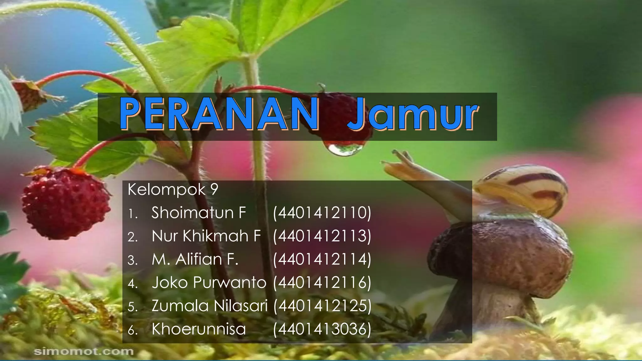 Peranan jamur | PPTX