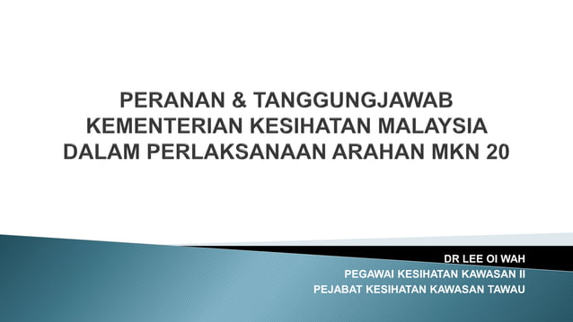Peranan kkm dalam mkn 20 | PDF