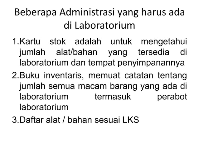 Peranan laboratorium sekolah | PPTX