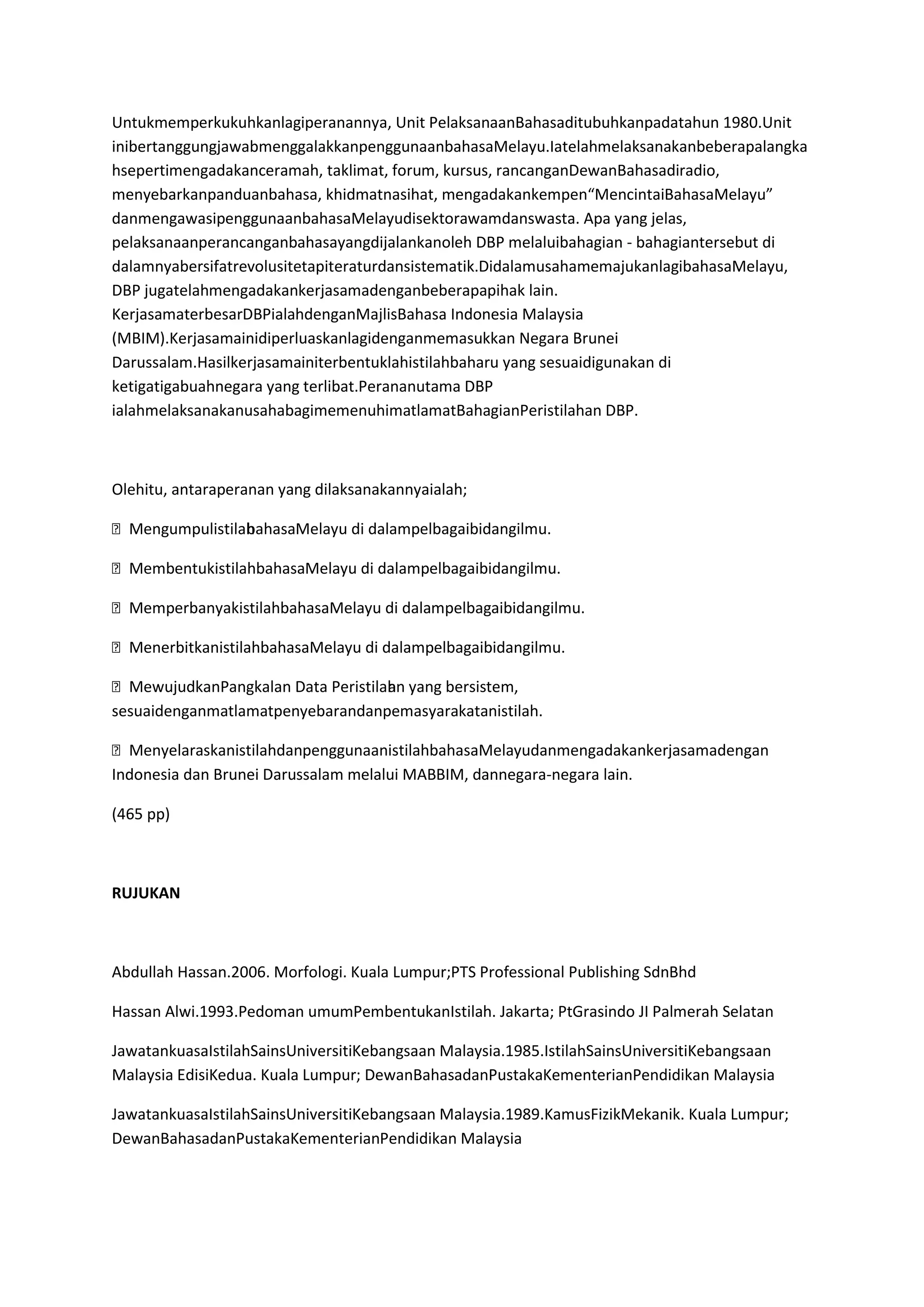 Peranan mabbim | DOCX