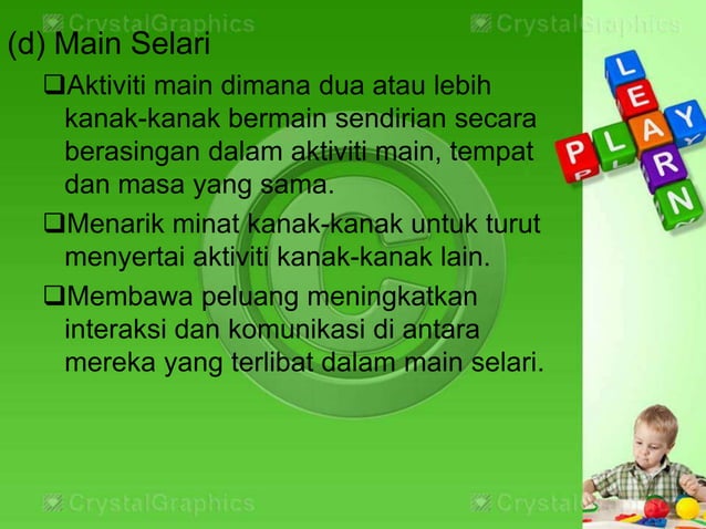 Peranan main dalam proses pembelajaran | PPTX