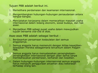 Peranan organisasi internasional | PPT
