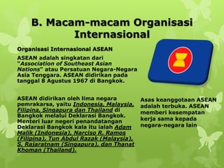 Peranan organisasi internasional | PPT