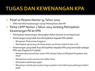 Peranan PA dan KPA dalam PBJ | PDF
