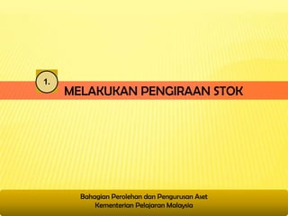 Peranan pegawai stor | PPT