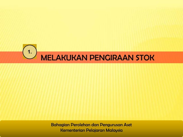 Peranan pegawai stor | PPT