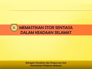 Peranan pegawai stor | PPT