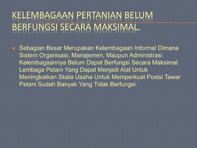 Peranan sektor pertanian..... | PPTX