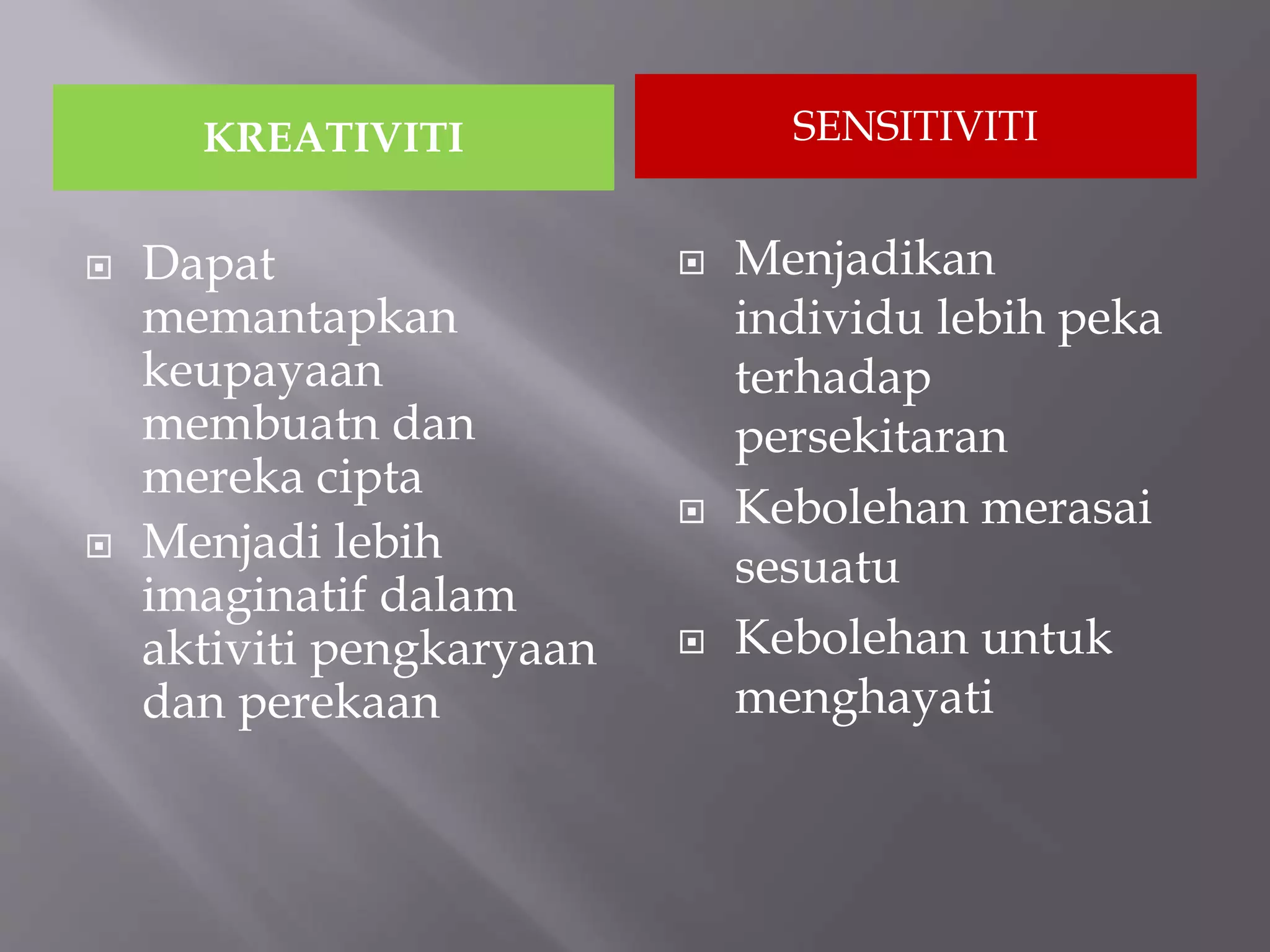 Peranan seni visual | PPTX
