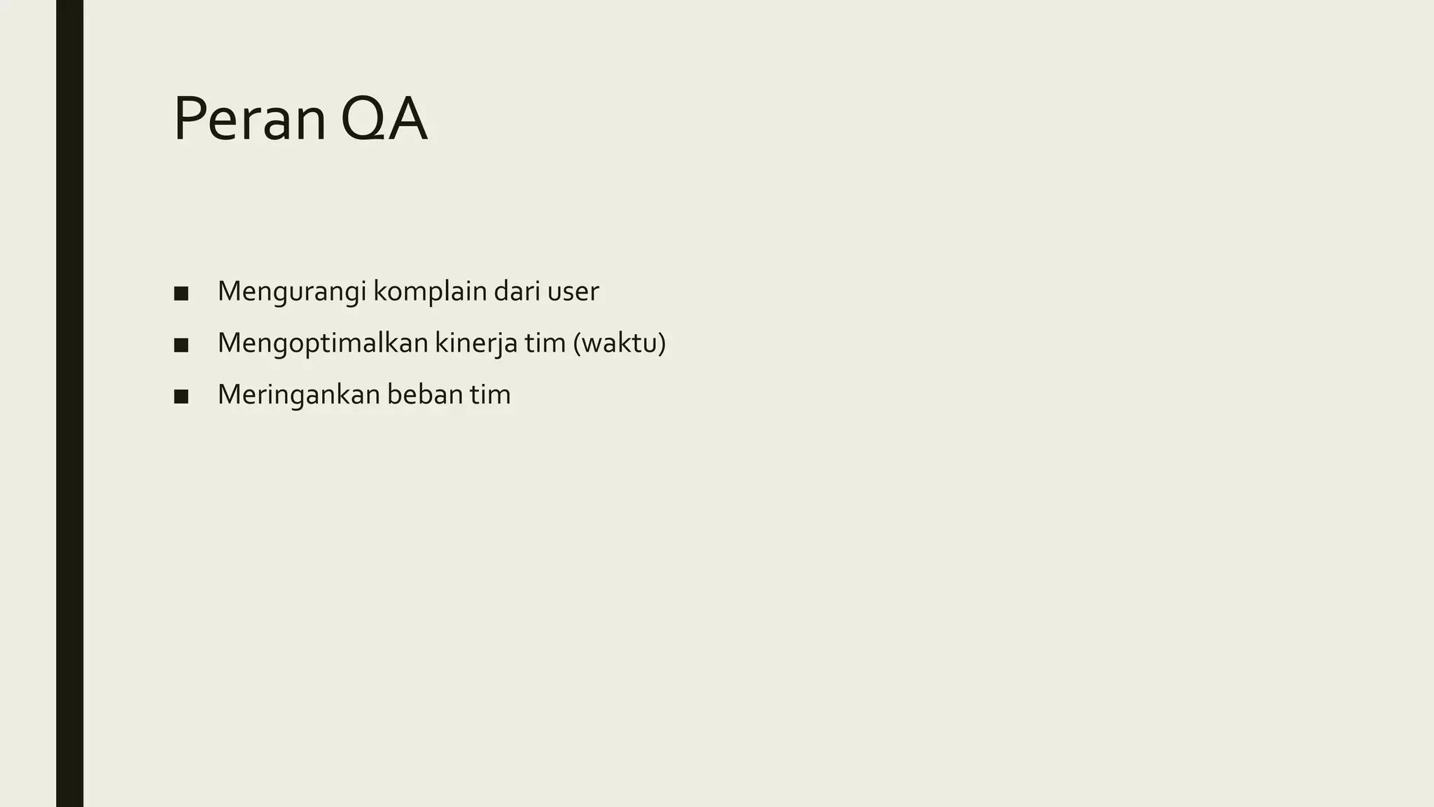 Peranan SQA dalam bisnis (mobayar) | PPT