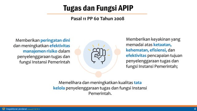 Peran apip inspektorat jenderal dalam redesign sistem penganggaran | PDF