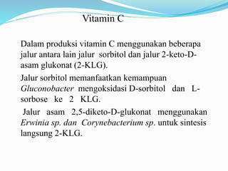 Peran bakteri sebagai vitamin | PPTX