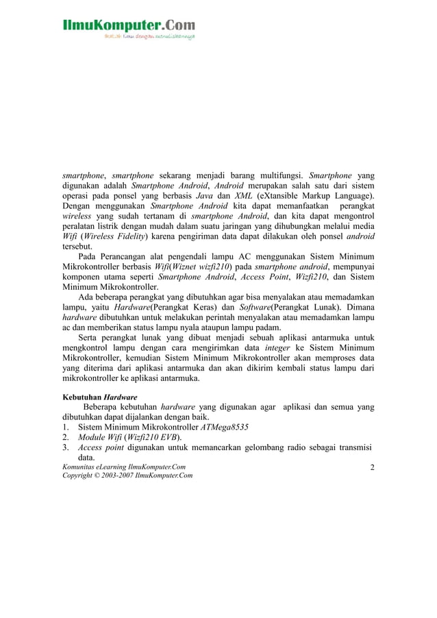 Perancangan aplikasi-android-smartphone-android-berbasis-mikrokontroler-bag-1 | PDF