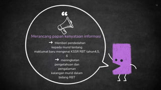 Perancangan aktiviti panitia RBT | PPTX