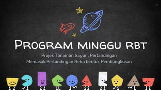 Perancangan aktiviti panitia RBT | PPTX