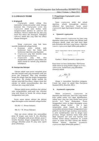 Perancangan algoritma sistem keamanan data menggunakan metode ...