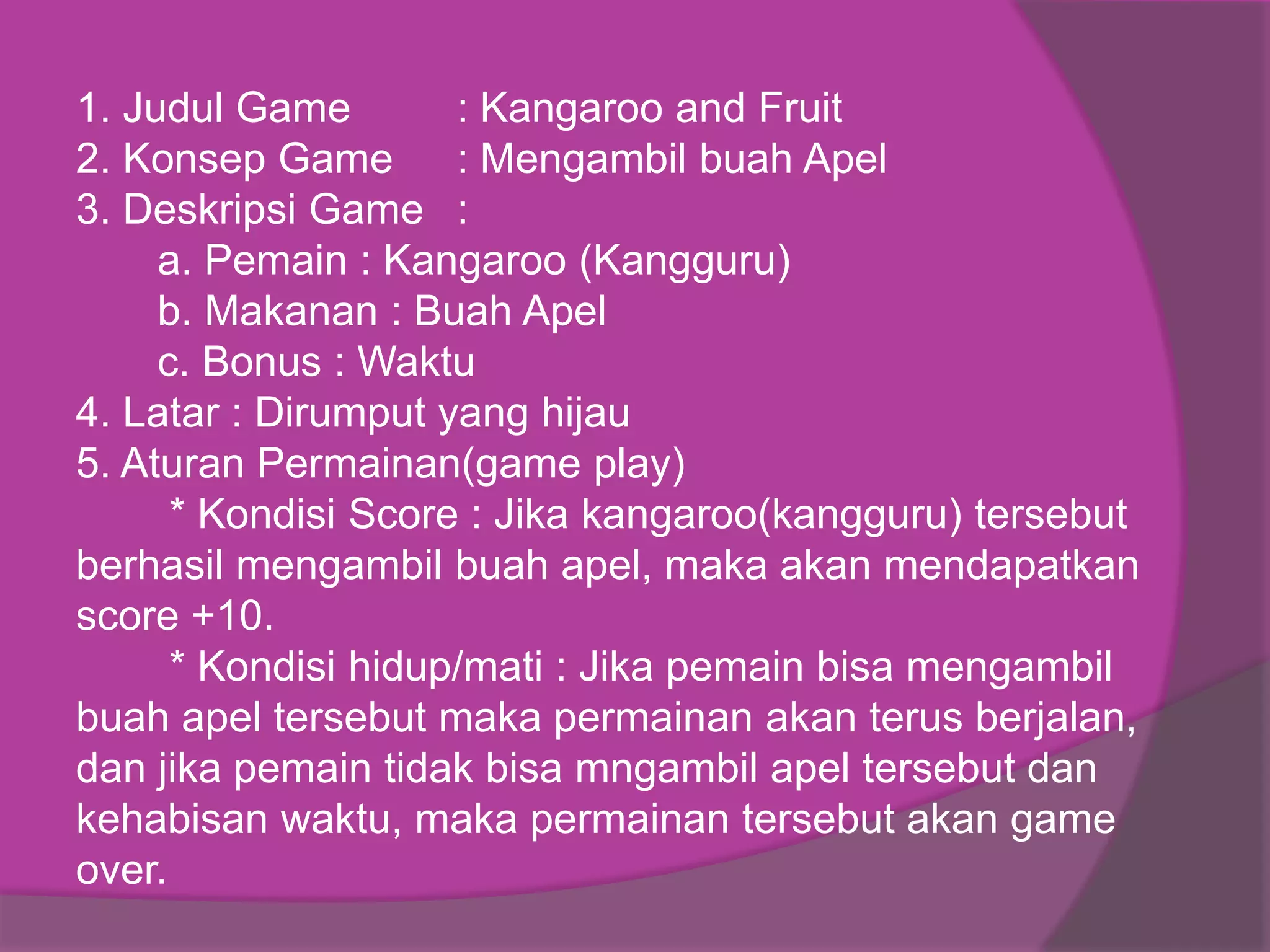 presentasi game | PPTX