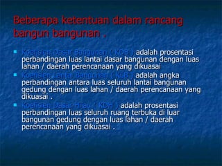 Perancangan Bangunan Untuk Penilaian | PPT