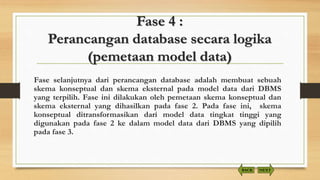 PERANCANGAN BASIS DATA - SISTEM KOMPUTER | PPTX