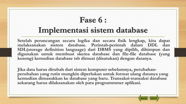 PERANCANGAN BASIS DATA - SISTEM KOMPUTER | PPTX