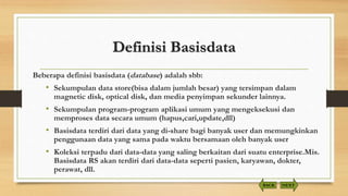 PERANCANGAN BASIS DATA - SISTEM KOMPUTER | PPTX