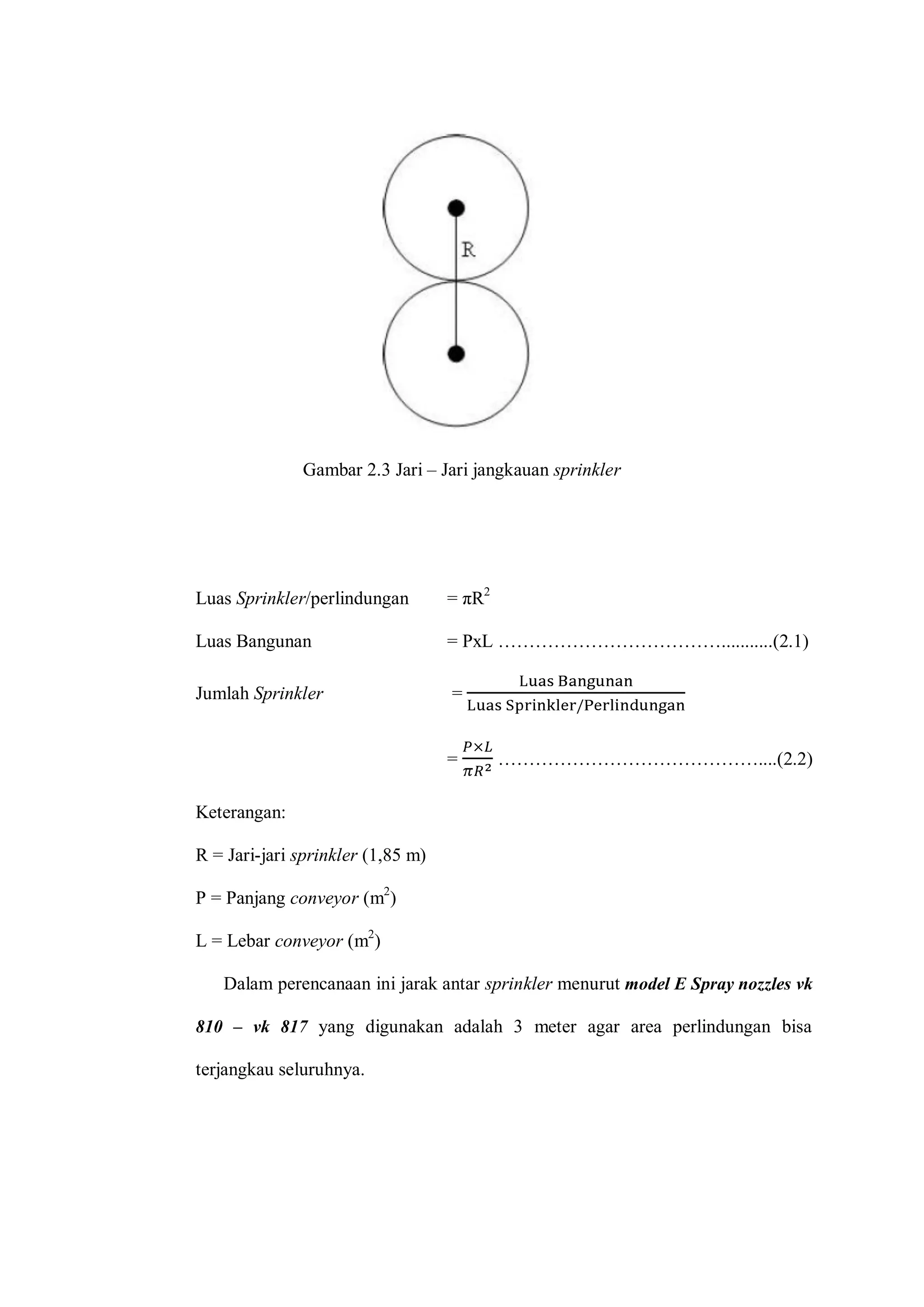 Perancangan dan pemasangan sistem sprinkler pada gedung perkantoran | PDF