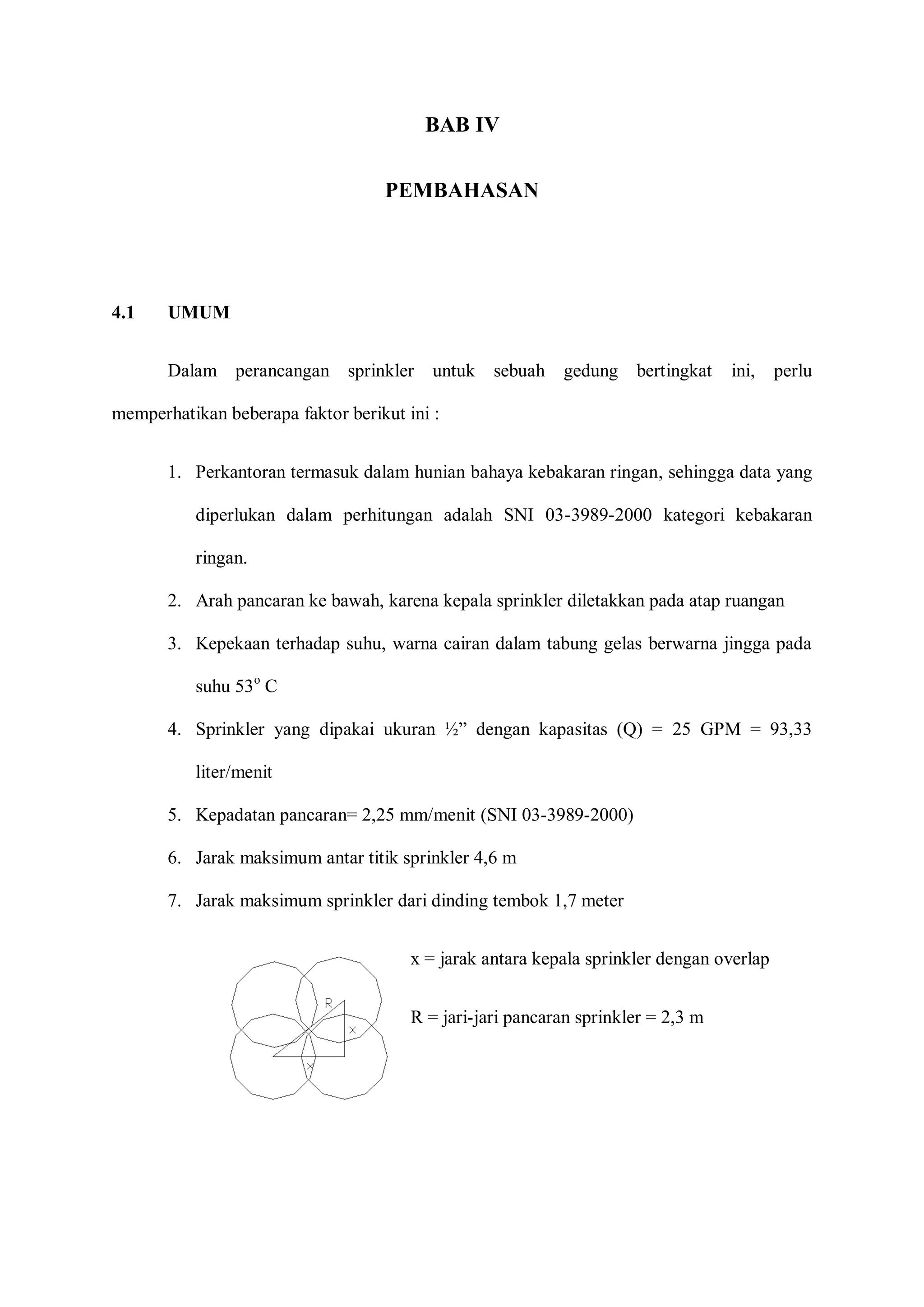 Perancangan dan pemasangan sistem sprinkler pada gedung perkantoran | PDF