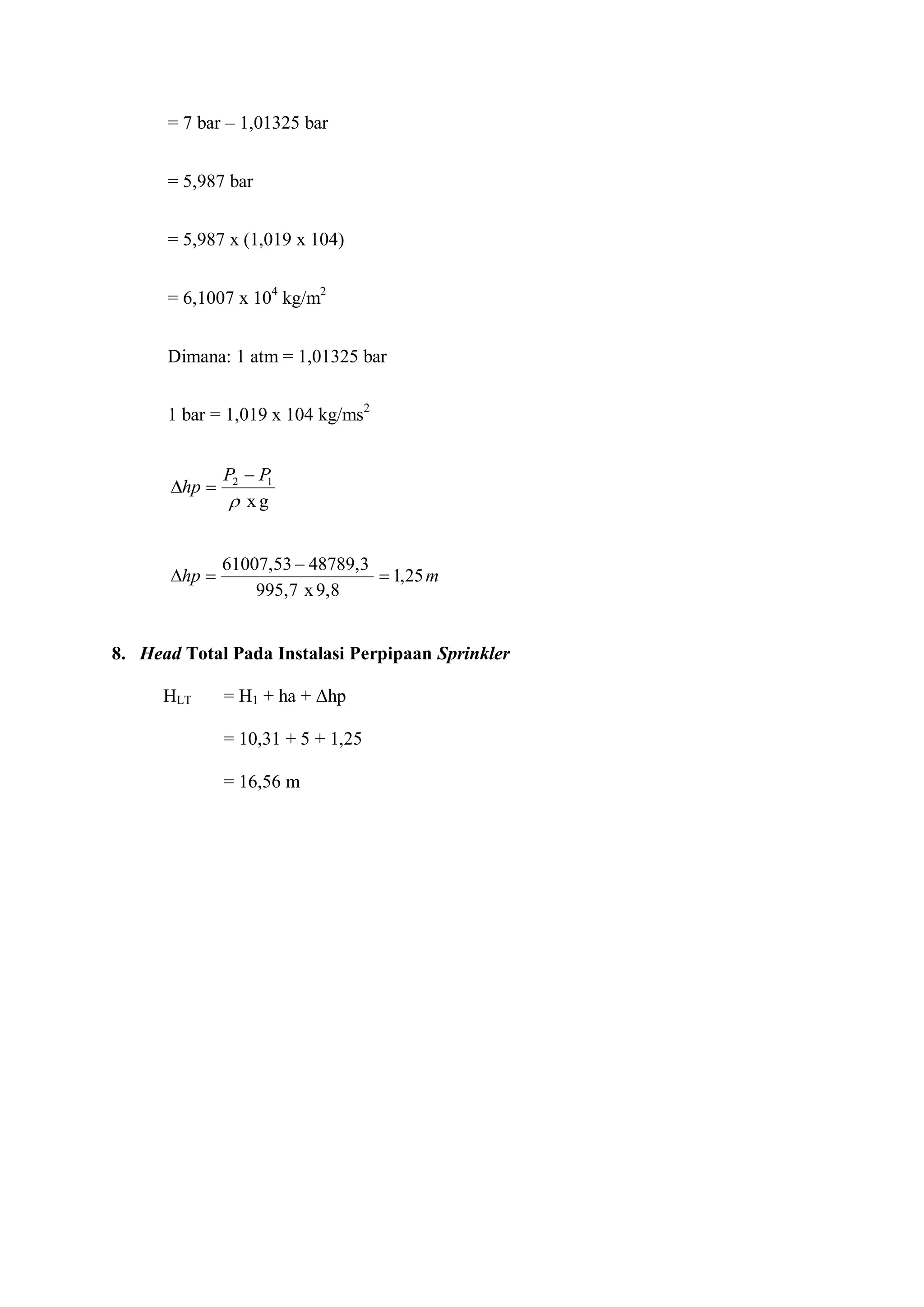 Perancangan dan pemasangan sistem sprinkler pada gedung perkantoran | PDF