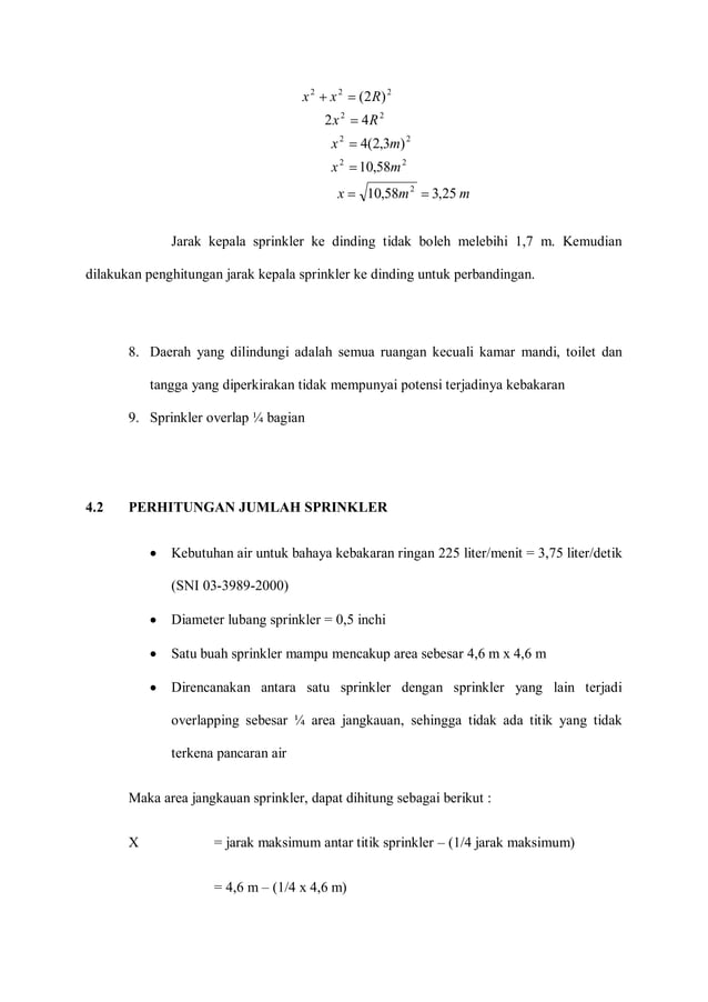 Perancangan dan pemasangan sistem sprinkler pada gedung perkantoran | PDF