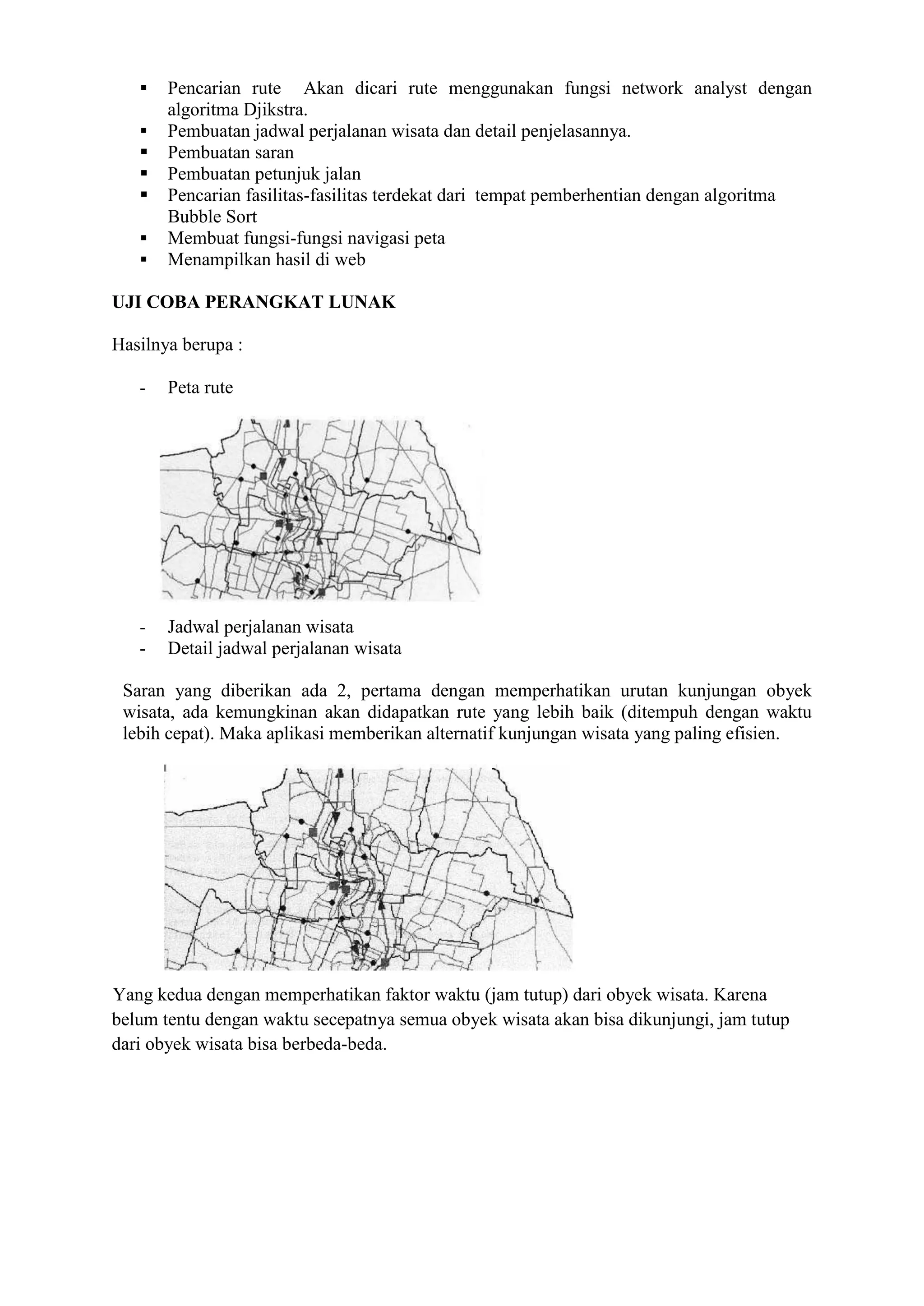 Perancangan dan pembuatan aplikasi sistem informasi geografis berbasis ...