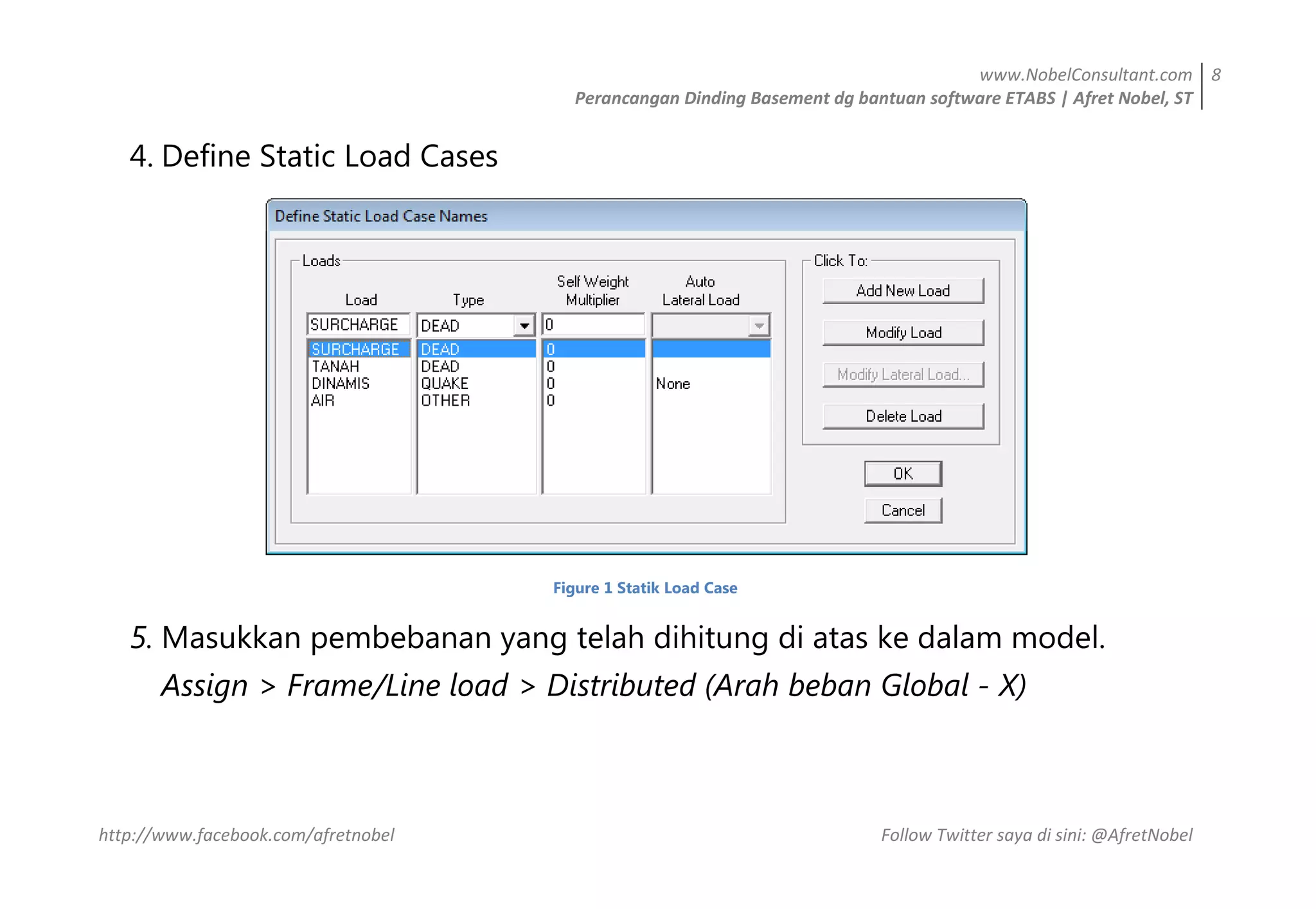 Perancangan dinding basement dg bantuan software etabs | PDF