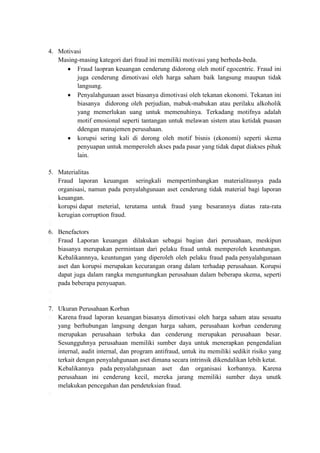 Perancangan fraud | PDF