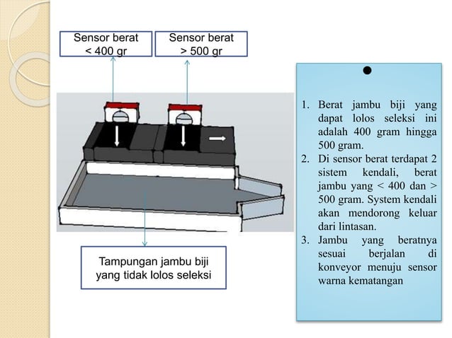 Perancangan Mesin Sortasi Jambu Biji Merah | PPT