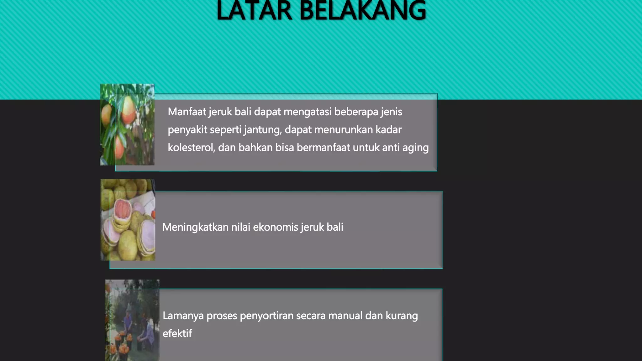 Perancangan mesin sortasi jeruk bali otomatis berdasarkan diameter ...