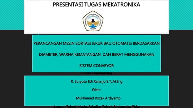 Perancangan mesin sortasi jeruk bali otomatis berdasarkan diameter ...
