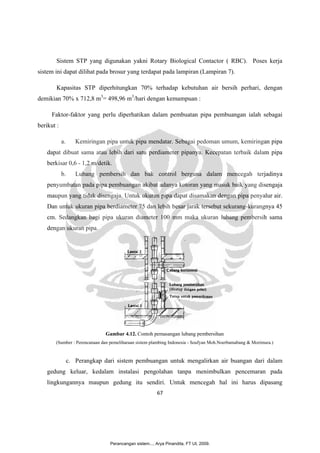 Perancangan sistem plumbing pada gedung UI | PDF