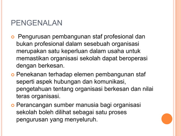 PENUBUHAN DAN PENGURUSAN PUSAT PENDIDIKAN AWAL KANAK-KANAK | PPTX