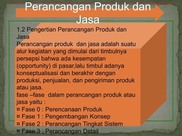 Perancangan produk (1) | PPT