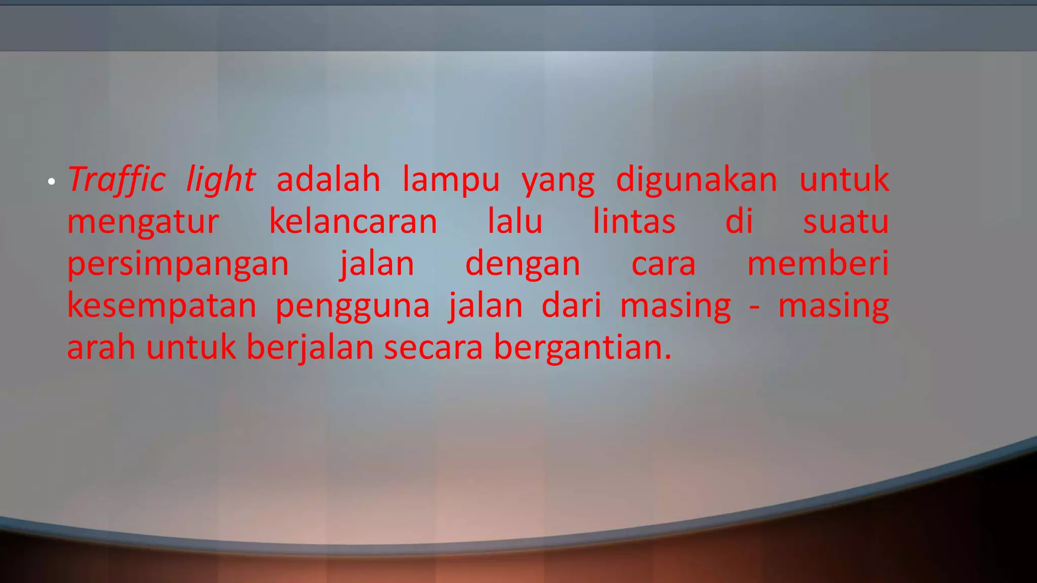 Perancangan program dan pembuatan lampu lalu lintas menggunakan atmega16 | PPTX