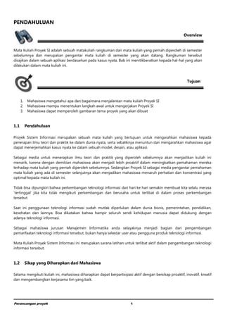 Perancangan proyek | DOCX