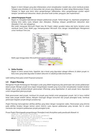 Perancangan proyek | DOCX