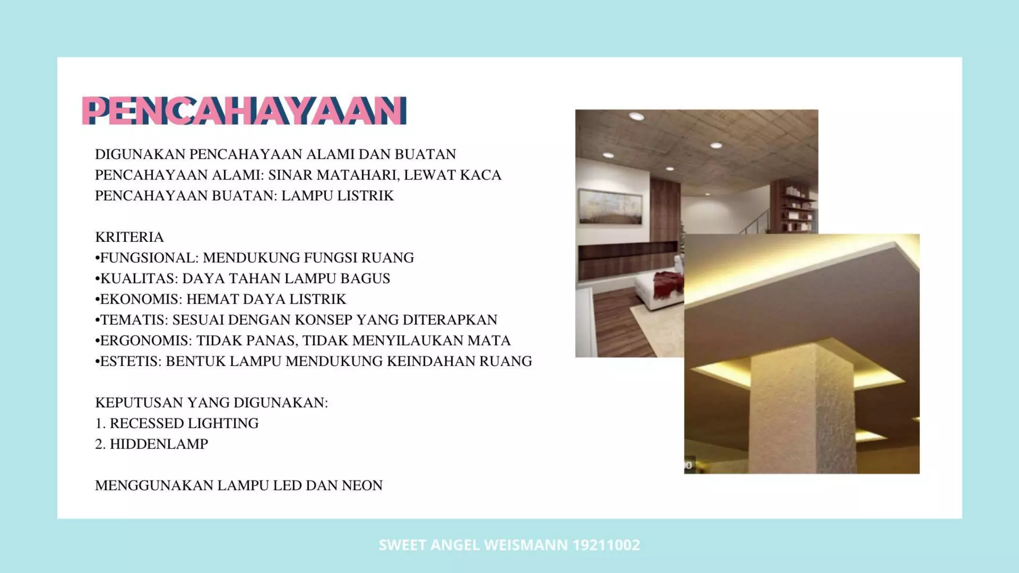 PERANCANGAN RUANG DALAM KANTOR BANK BRI (Sweet Angel Weismann 19211002 ...