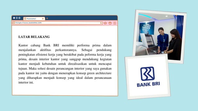 PERANCANGAN RUANG DALAM KANTOR BANK BRI (Sweet Angel Weismann 19211002 ...