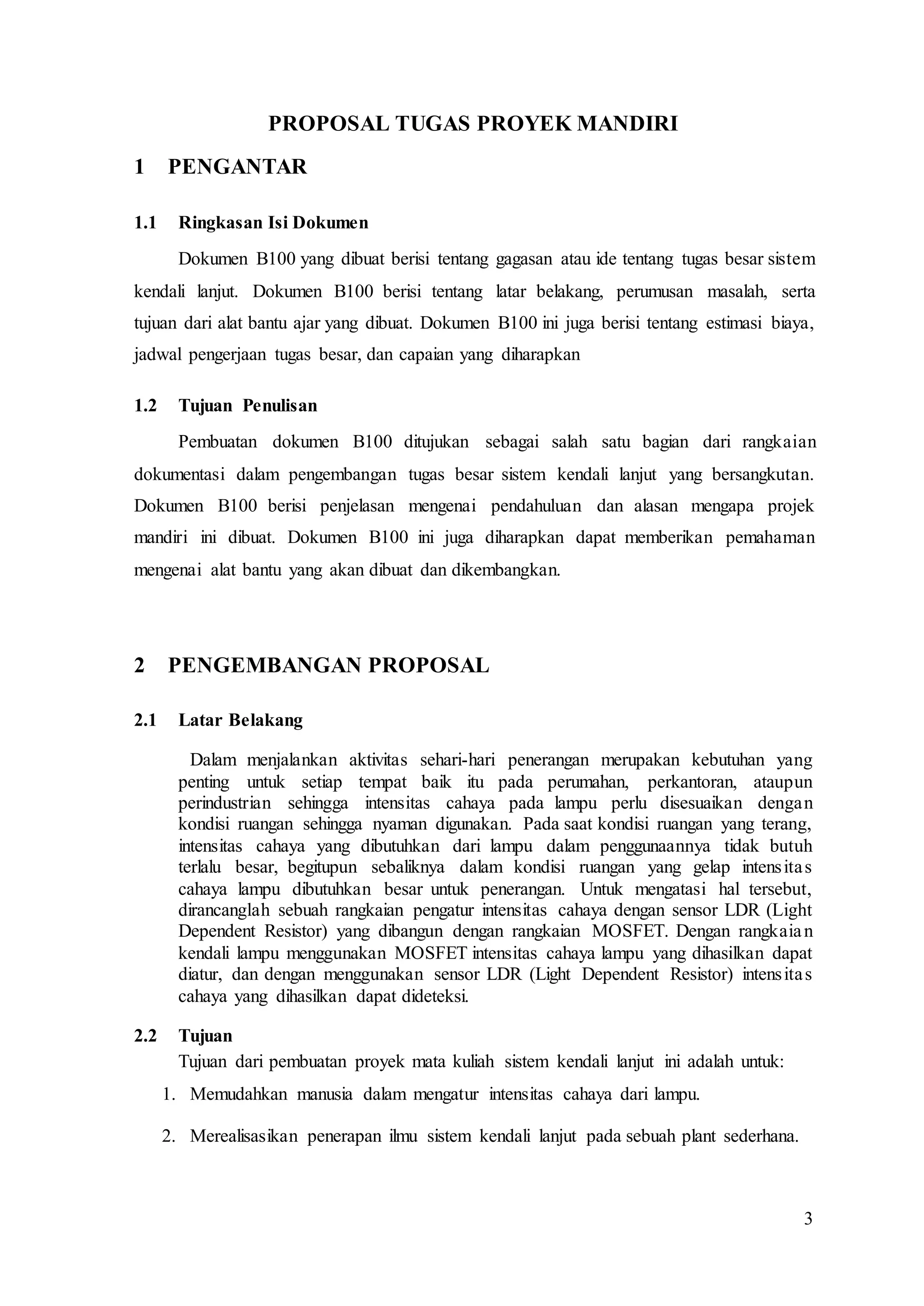 Perancangan sistem kendali pid intensitas cahaya dengan arduino uno ...