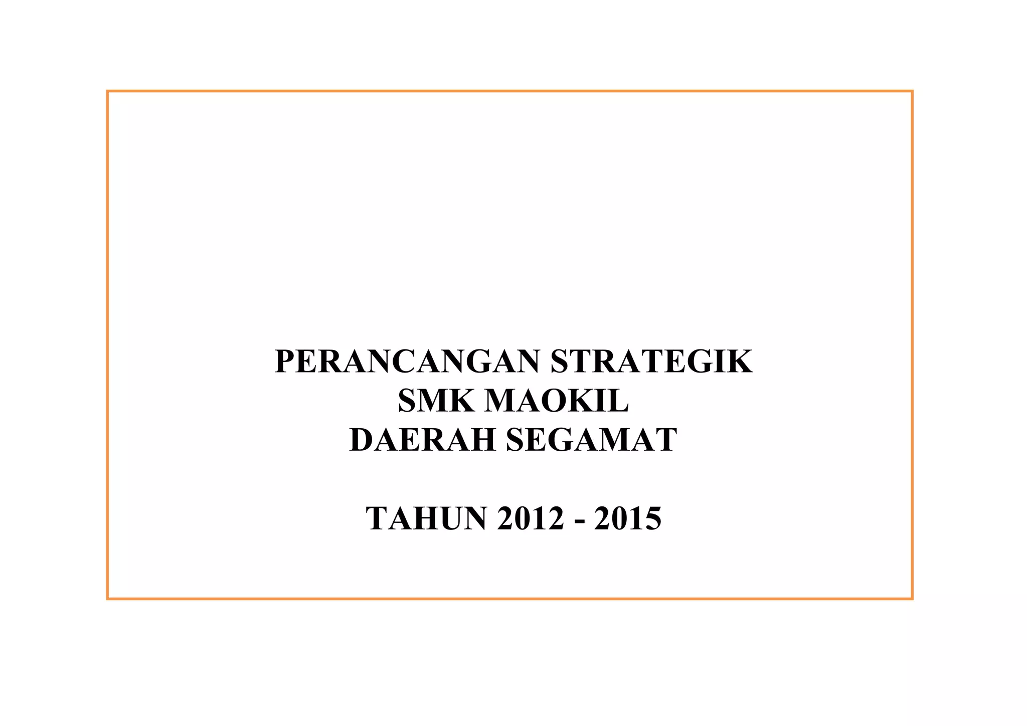 Perancangan strategik 2012 | PPT