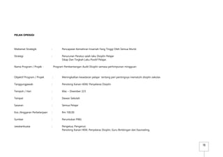 Perancangan strategik uNIT DISIPLIN SMKSI | PPT